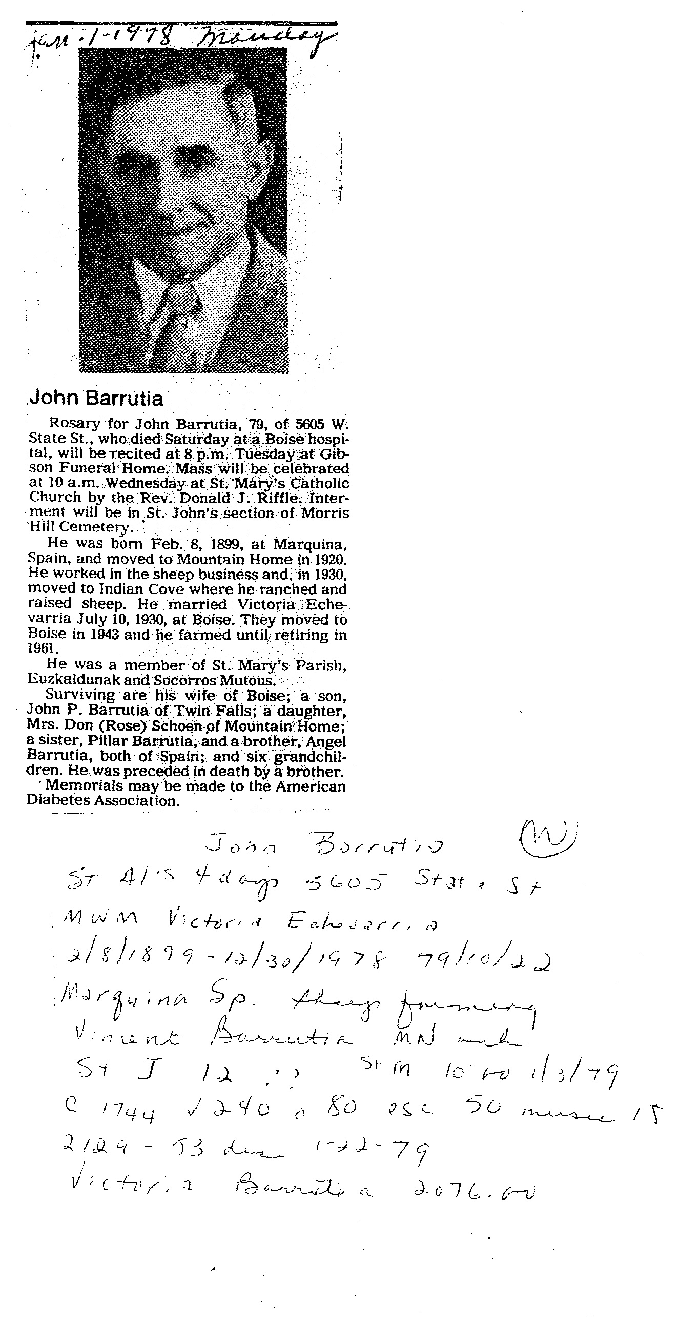 John Barrutia - The Basque Museum & Cultural Center | Boise, ID