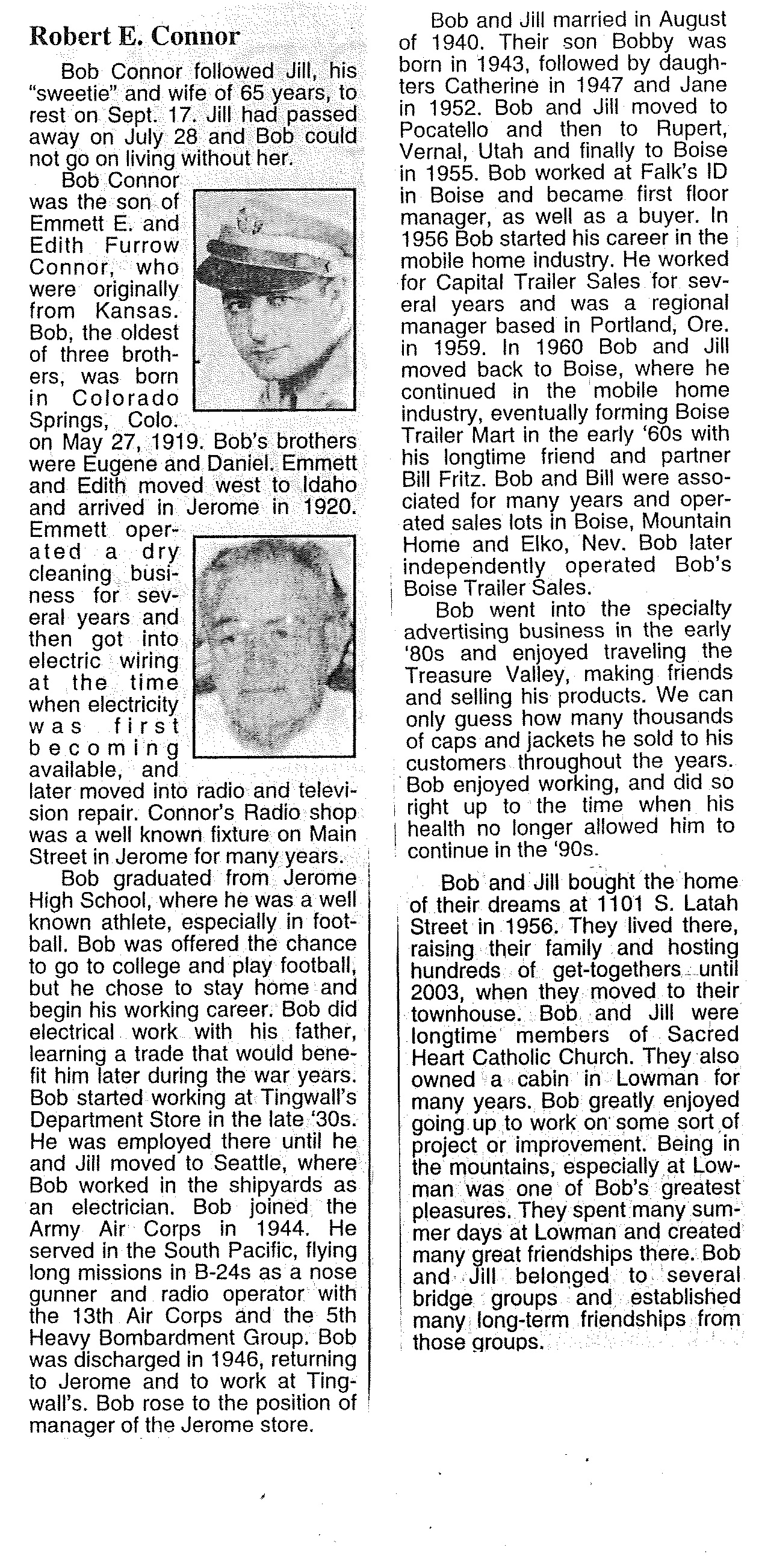 Robert E. Connor - The Basque Museum & Cultural Center | Boise, ID