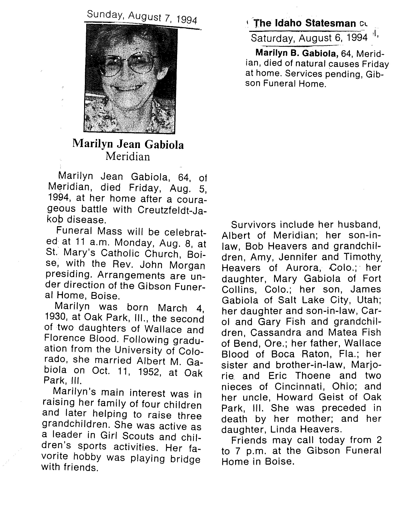 Marilyn Jean Gabiola - The Basque Museum & Cultural Center | Boise, ID