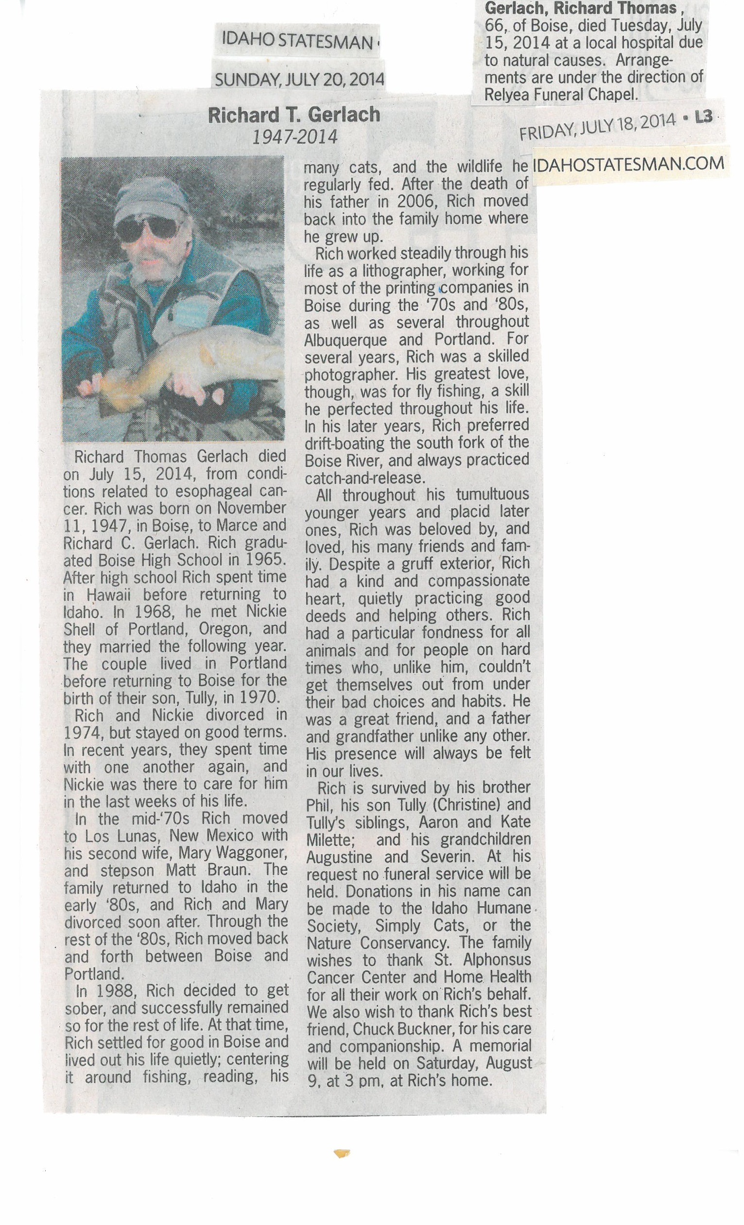 Richard Thomas Gerlach - The Basque Museum & Cultural Center | Boise, ID