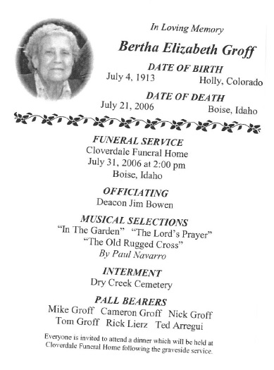 Bertha Elizabeth (Barnes) Groff - The Basque Museum & Cultural Center ...