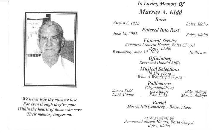 Murray A. Kidd - The Basque Museum & Cultural Center | Boise, ID