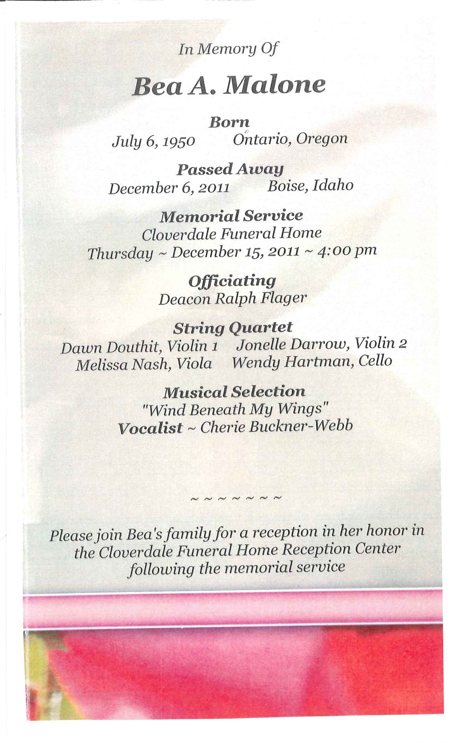 Beatrice "Bea" A. (Mendiola) Malone - The Basque Museum & Cultural ...