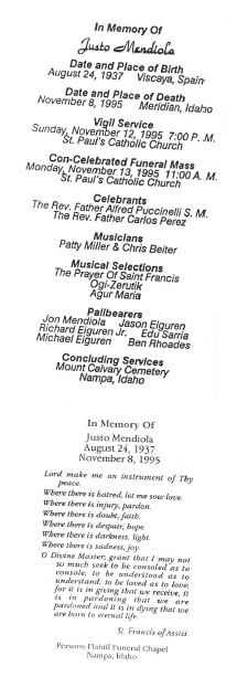 Justo Mendiola - The Basque Museum & Cultural Center | Boise, ID