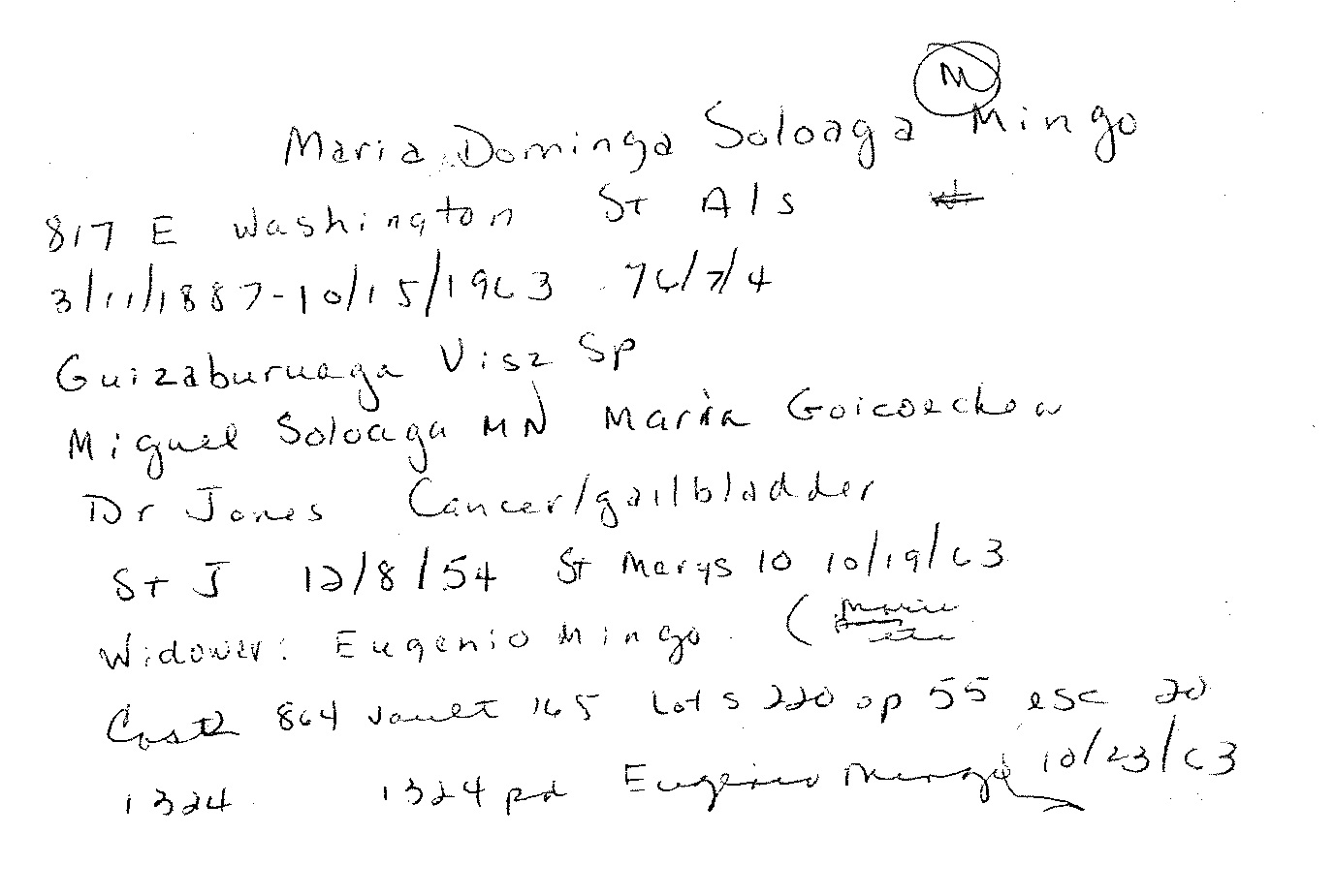 Maria Dominga (Soloaga) Mingo - The Basque Museum & Cultural Center ...