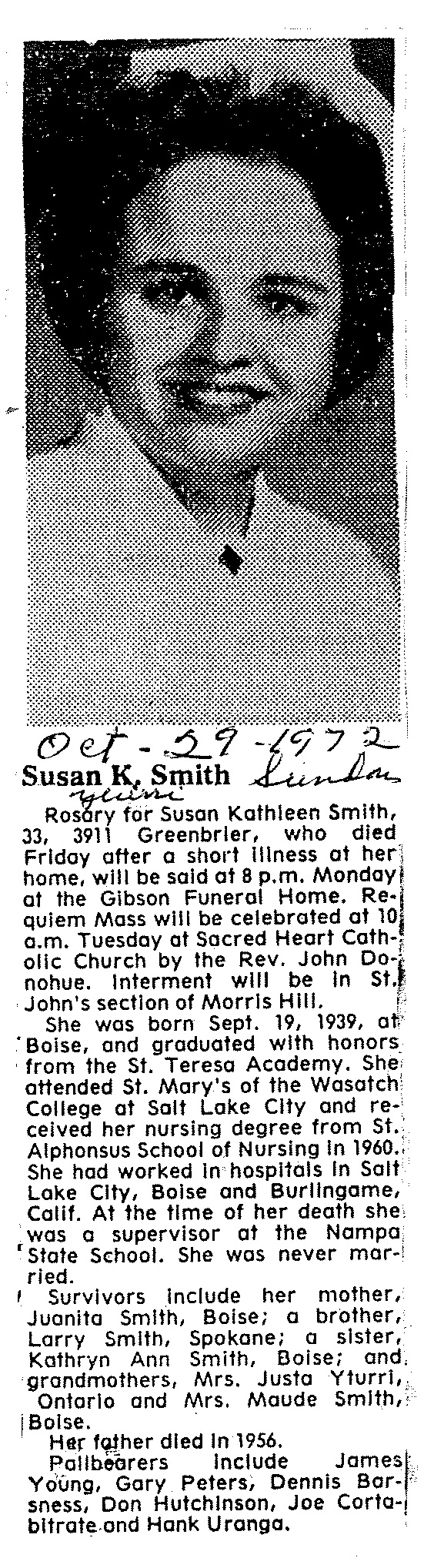 Susan Kathleen Smith - The Basque Museum & Cultural Center | Boise, ID