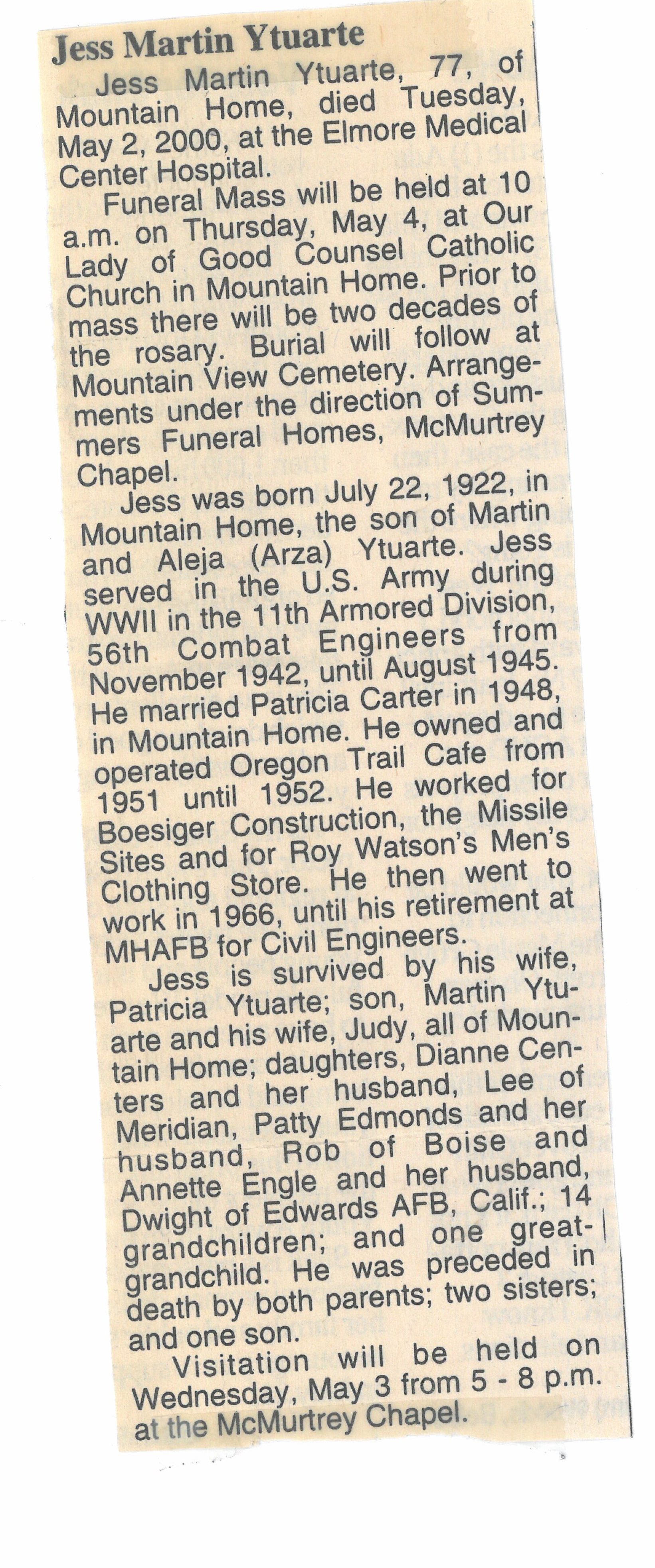 Jess Martin Ytuarte - The Basque Museum & Cultural Center | Boise, ID