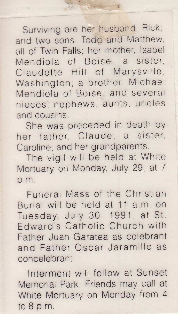 Patricia "Patty" Ann Summerfield - The Basque Museum & Cultural Center ...