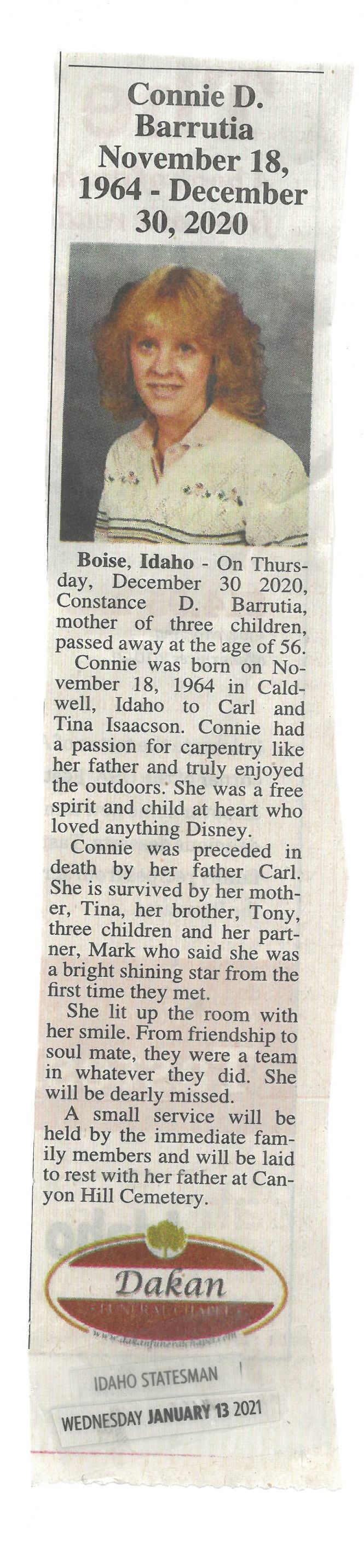 Constance "Connie" D. (Isaacson) Barrutia - The Basque Museum ...