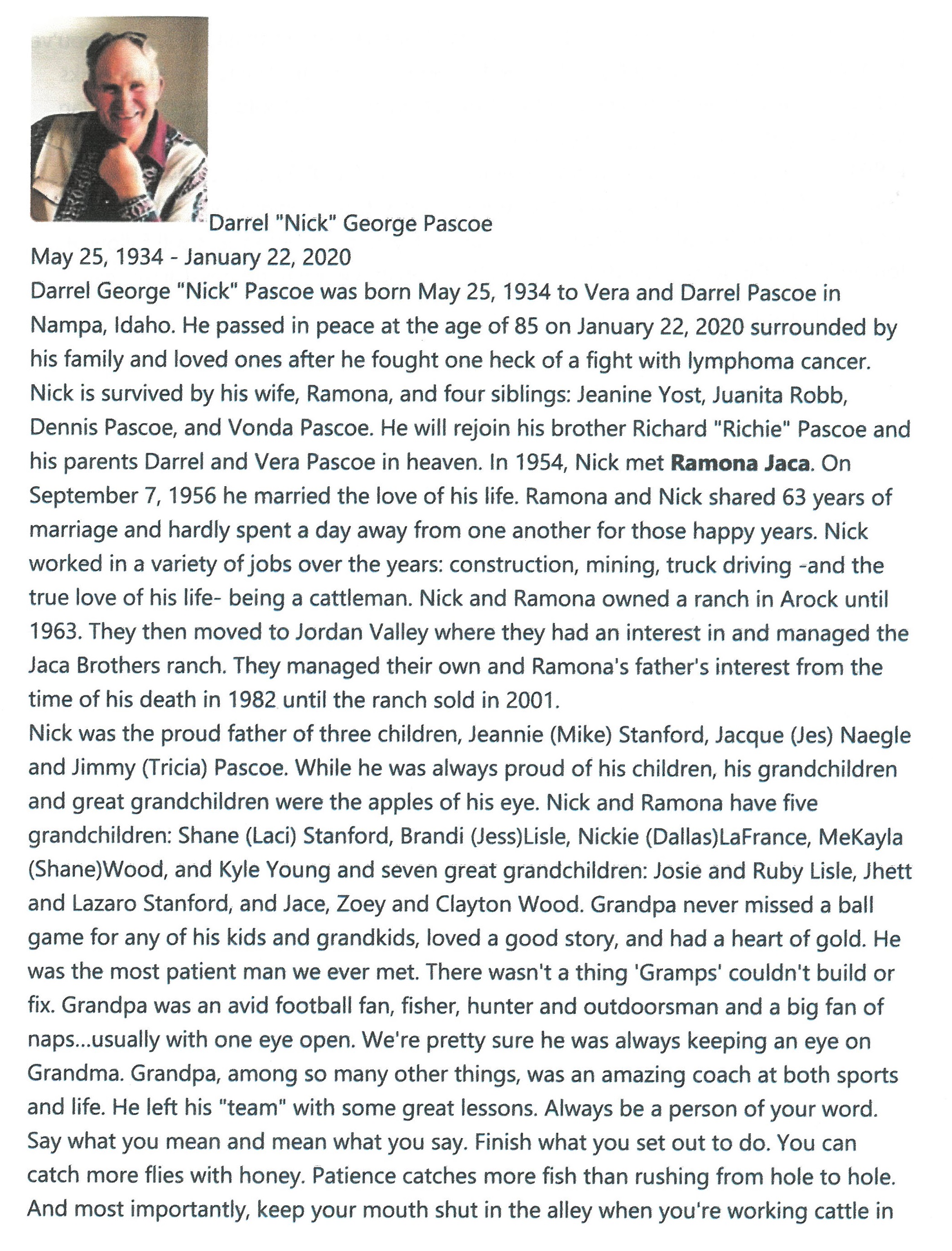 Darrel "Nick" George Pascoe - The Basque Museum & Cultural Center ...