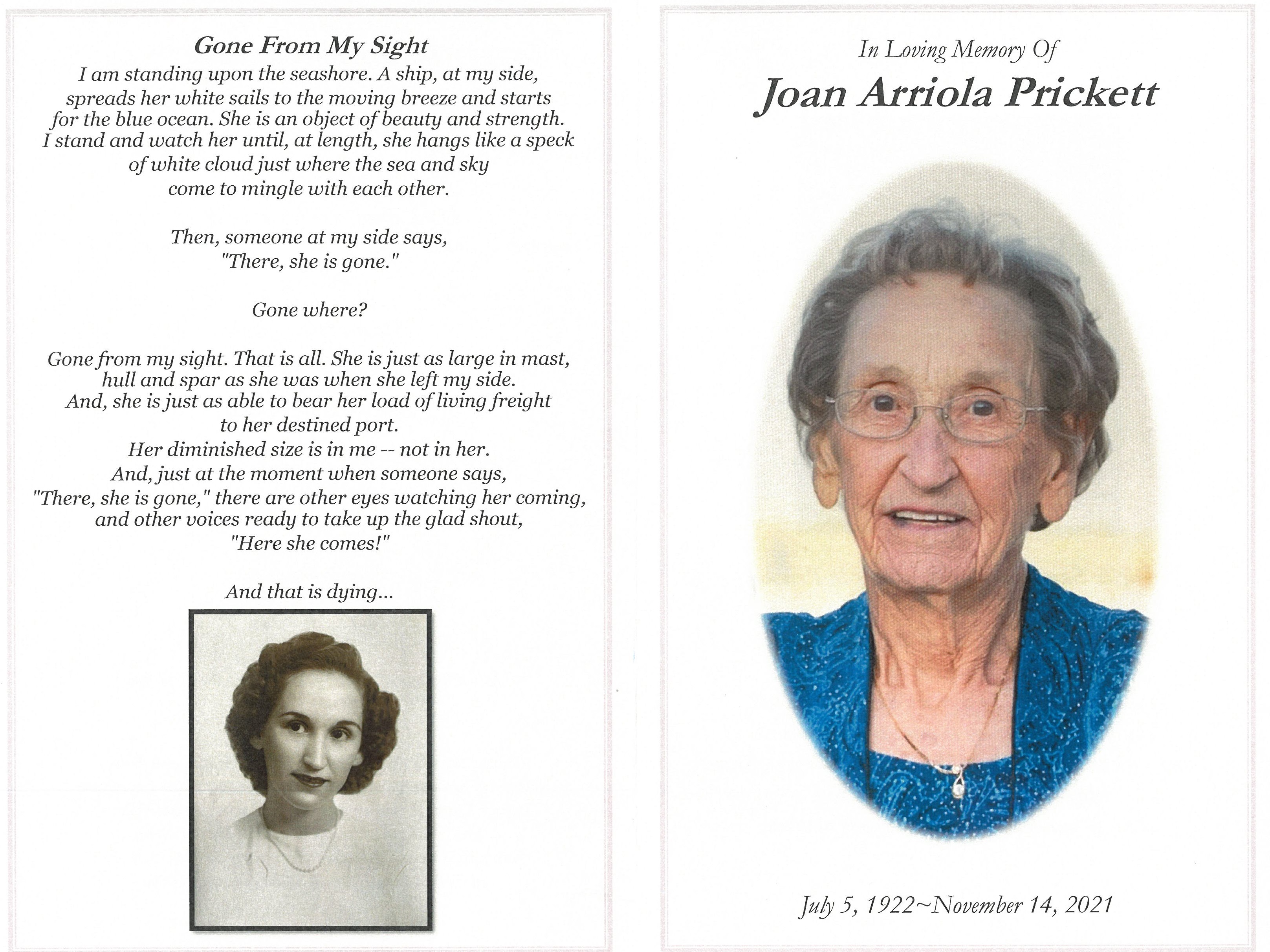 Joan (Arriola) Prickett - The Basque Museum & Cultural Center | Boise, ID