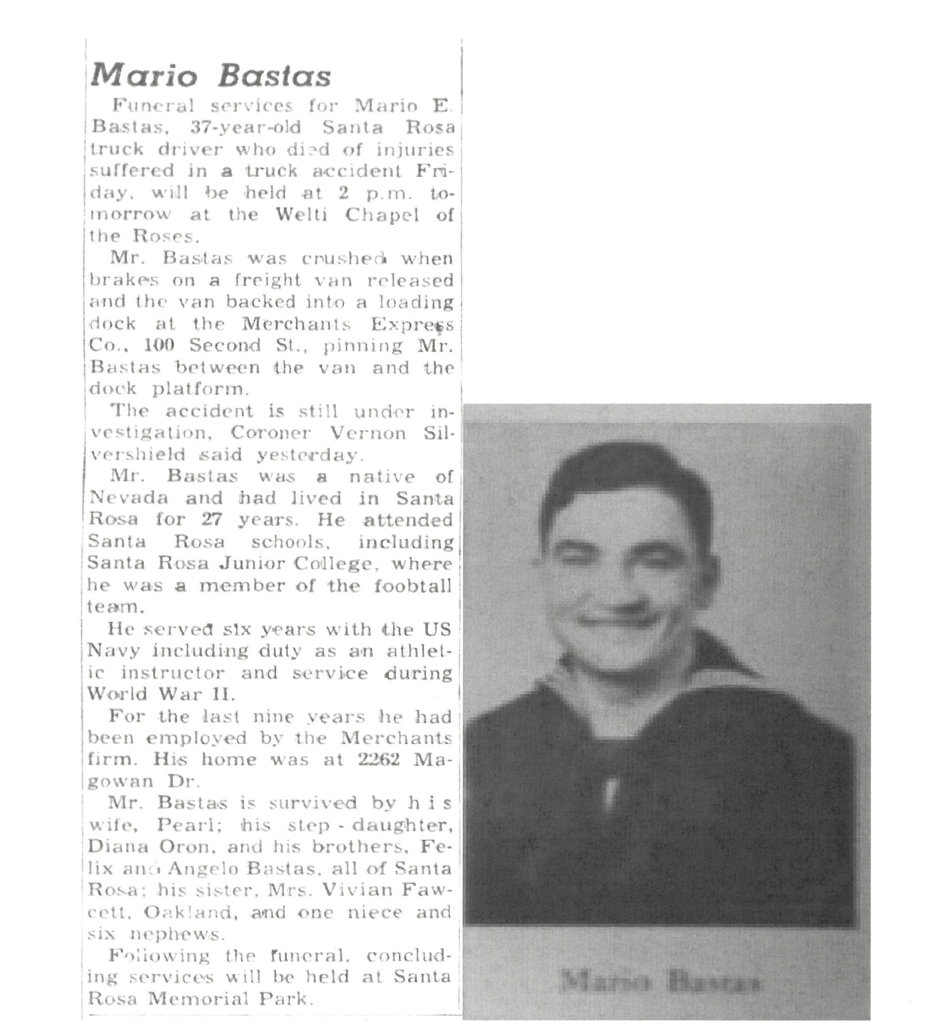 Mario E. Bastas - The Basque Museum & Cultural Center | Boise, ID