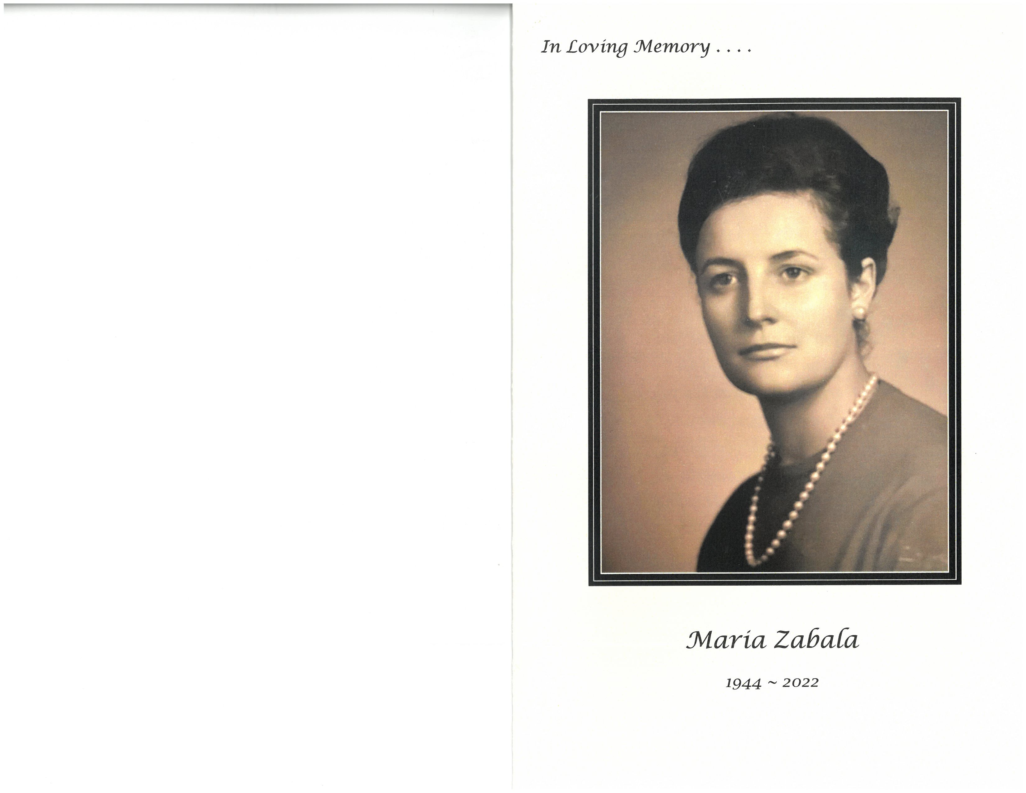 Maria Luisa (Oar-Arteta) Zabala - The Basque Museum & Cultural Center ...