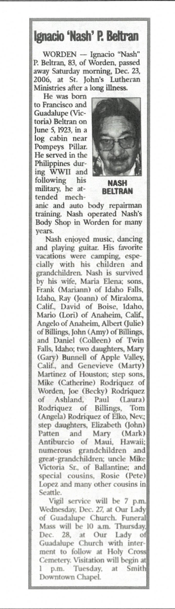 Ignacio "Nash" P. Beltran - The Basque Museum & Cultural Center | Boise, ID