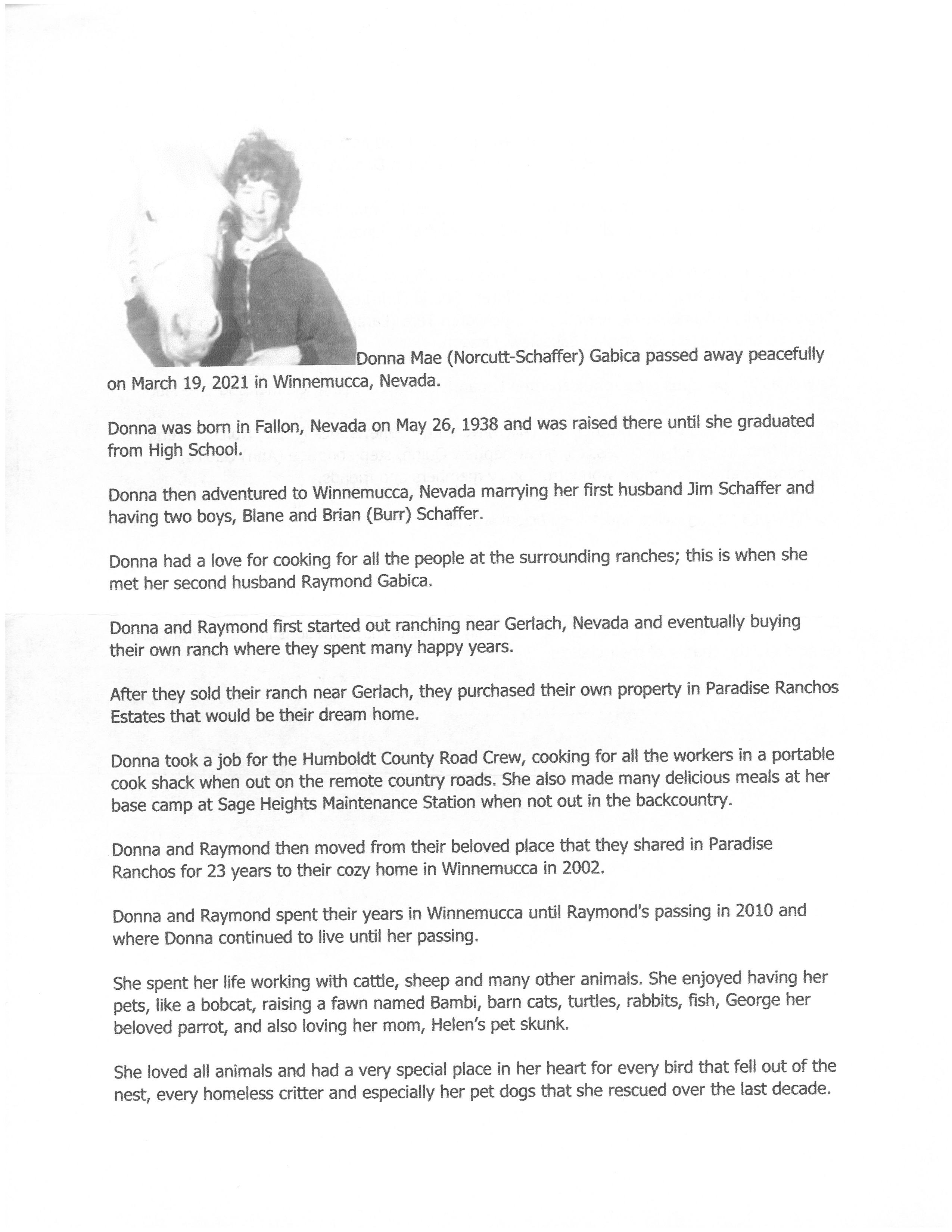 Donna Mae (Norcutt-Schaffer) Gabica - The Basque Museum & Cultural ...