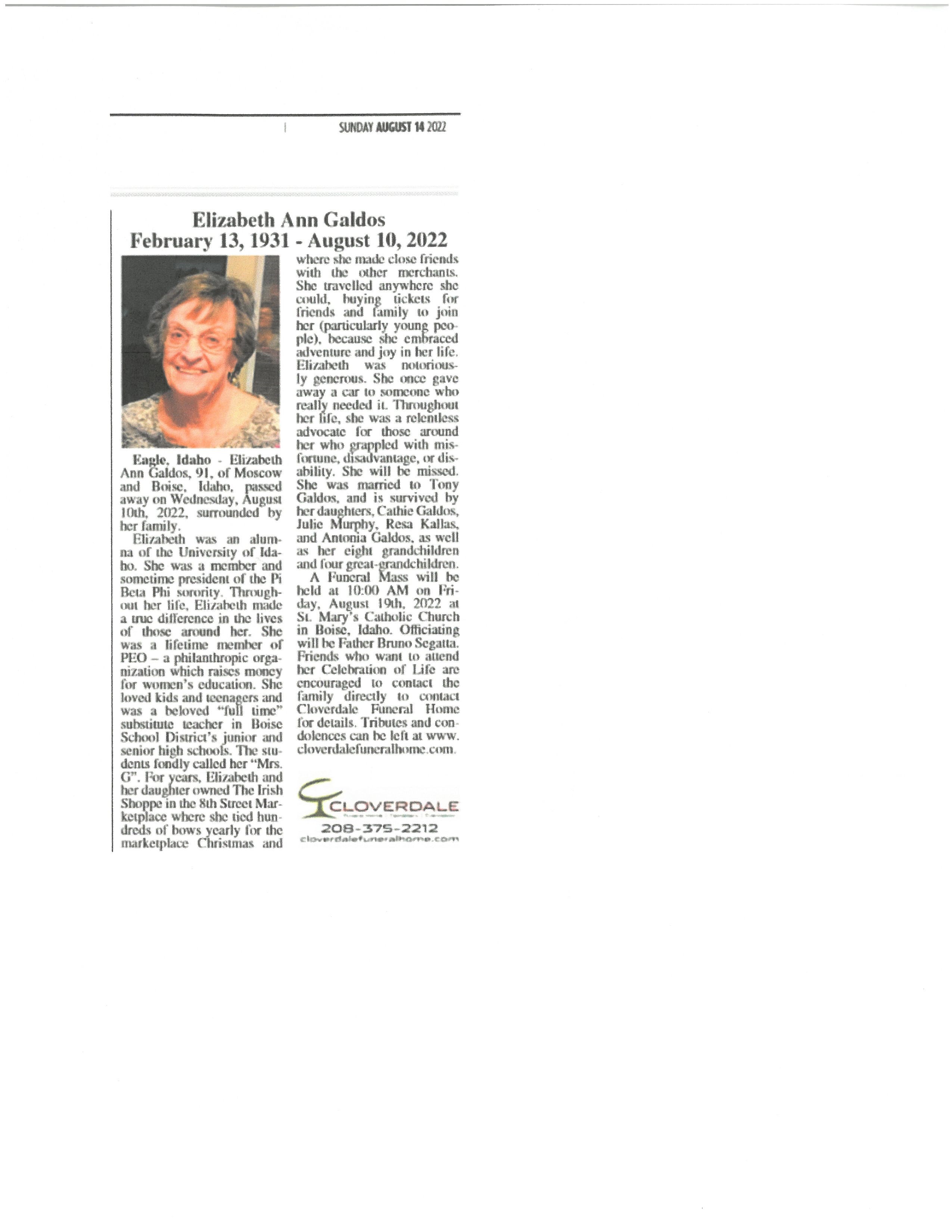 Elizabeth Ann Galdos - The Basque Museum & Cultural Center | Boise, ID