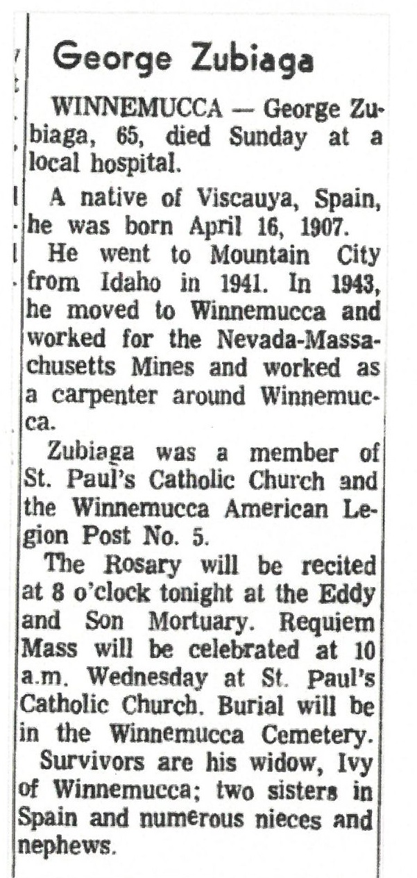 George Zubiaga - The Basque Museum & Cultural Center | Boise, ID