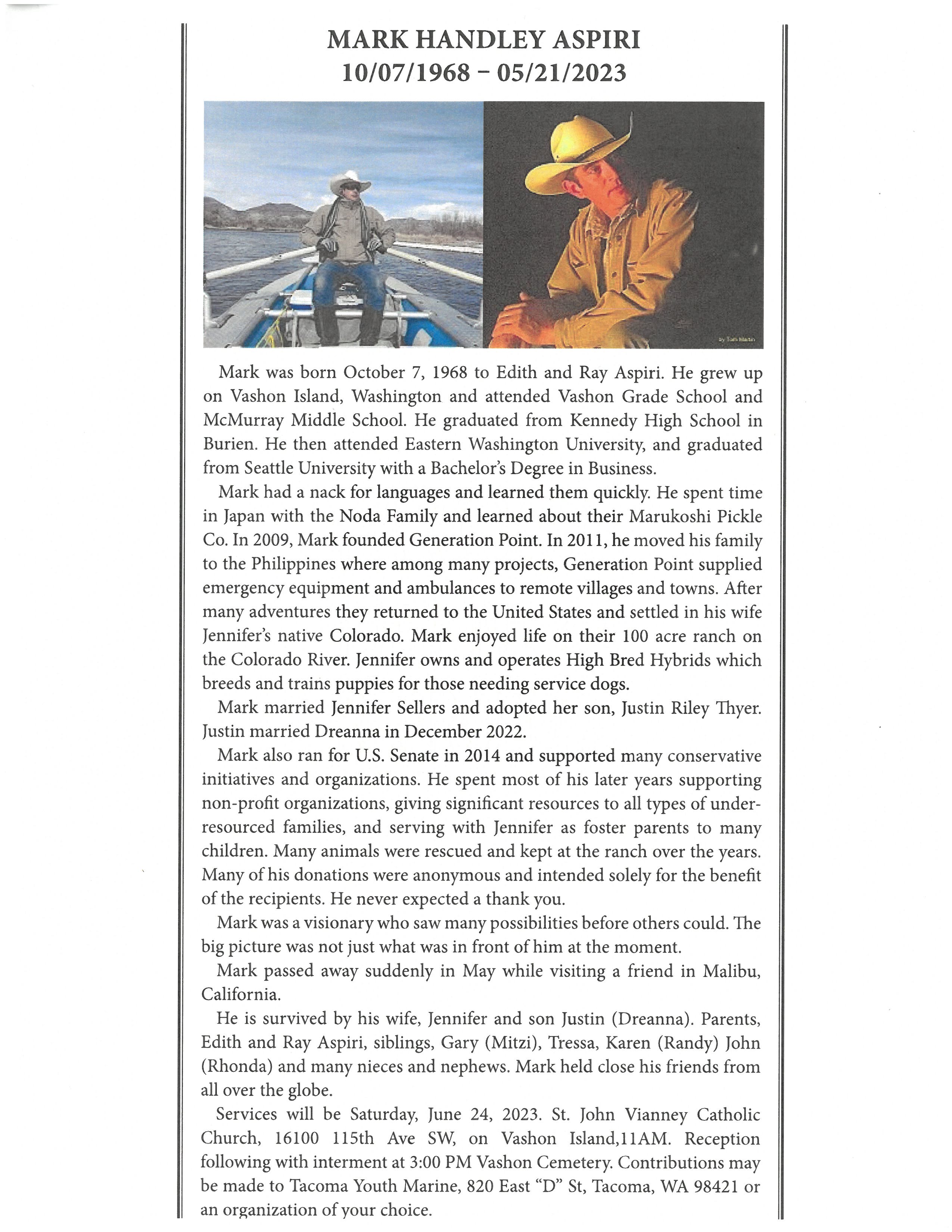 Mark Handley Aspiri - The Basque Museum & Cultural Center | Boise, ID