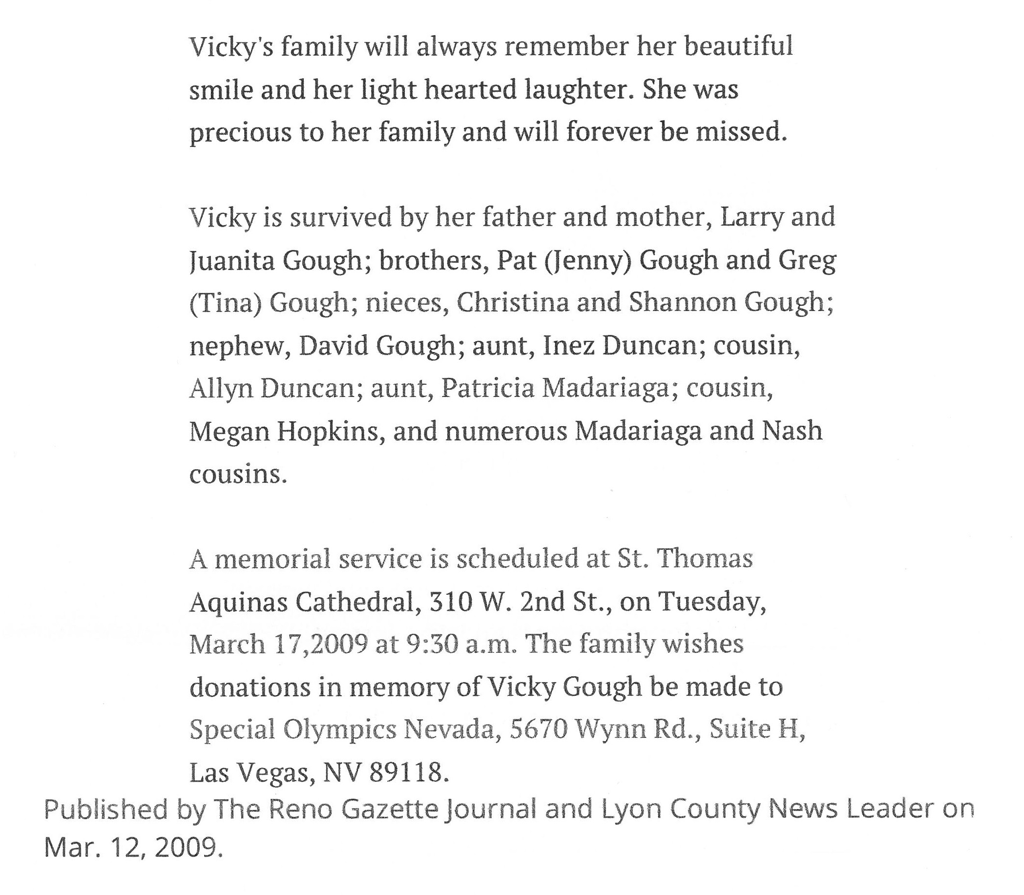 Victoria "Vicky" Elizabeth Gough - The Basque Museum & Cultural Center ...