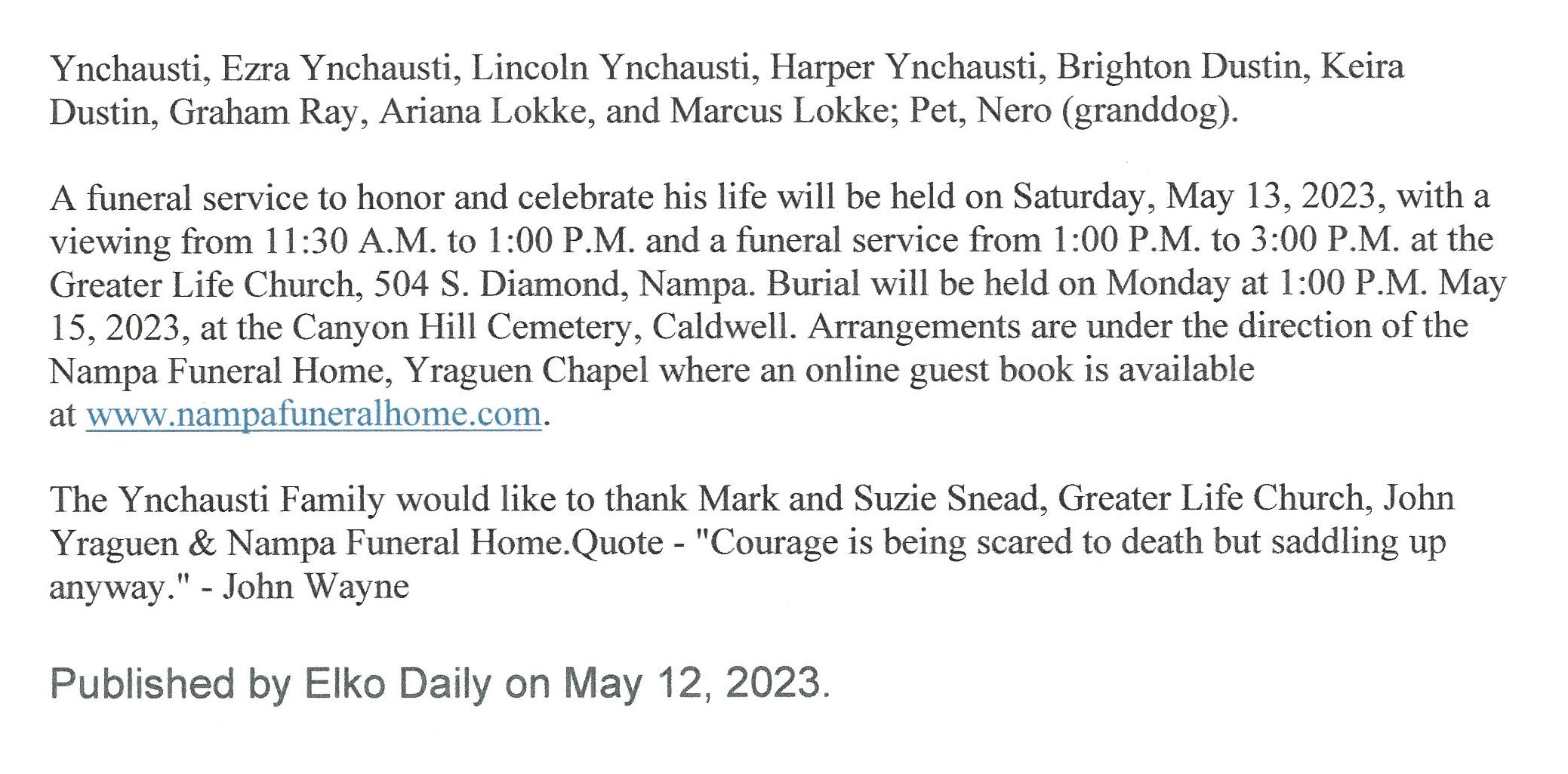 John Roy Ynchausti - The Basque Museum & Cultural Center | Boise, ID