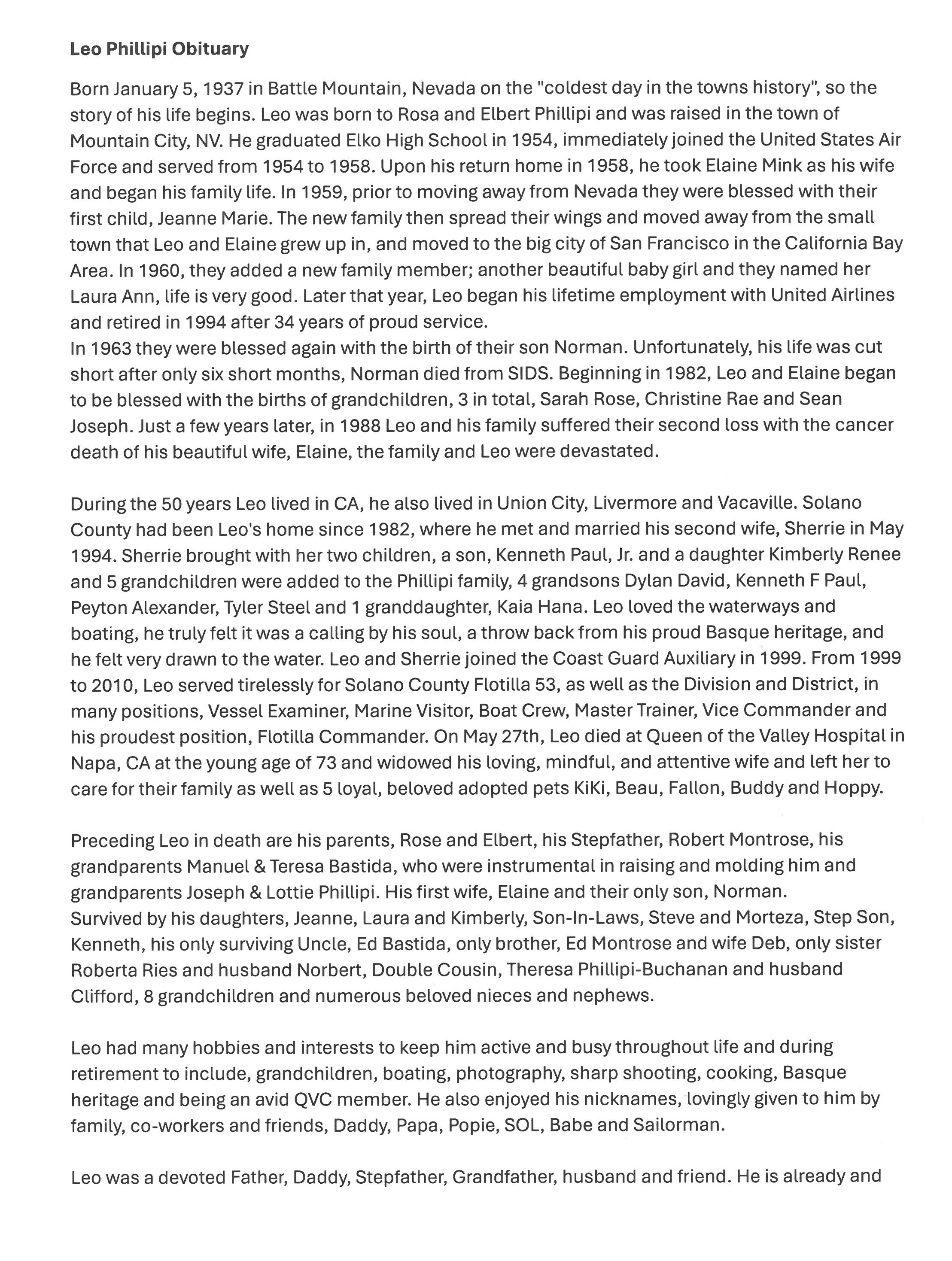 Leo Joseph Phillipi - The Basque Museum & Cultural Center | Boise, ID