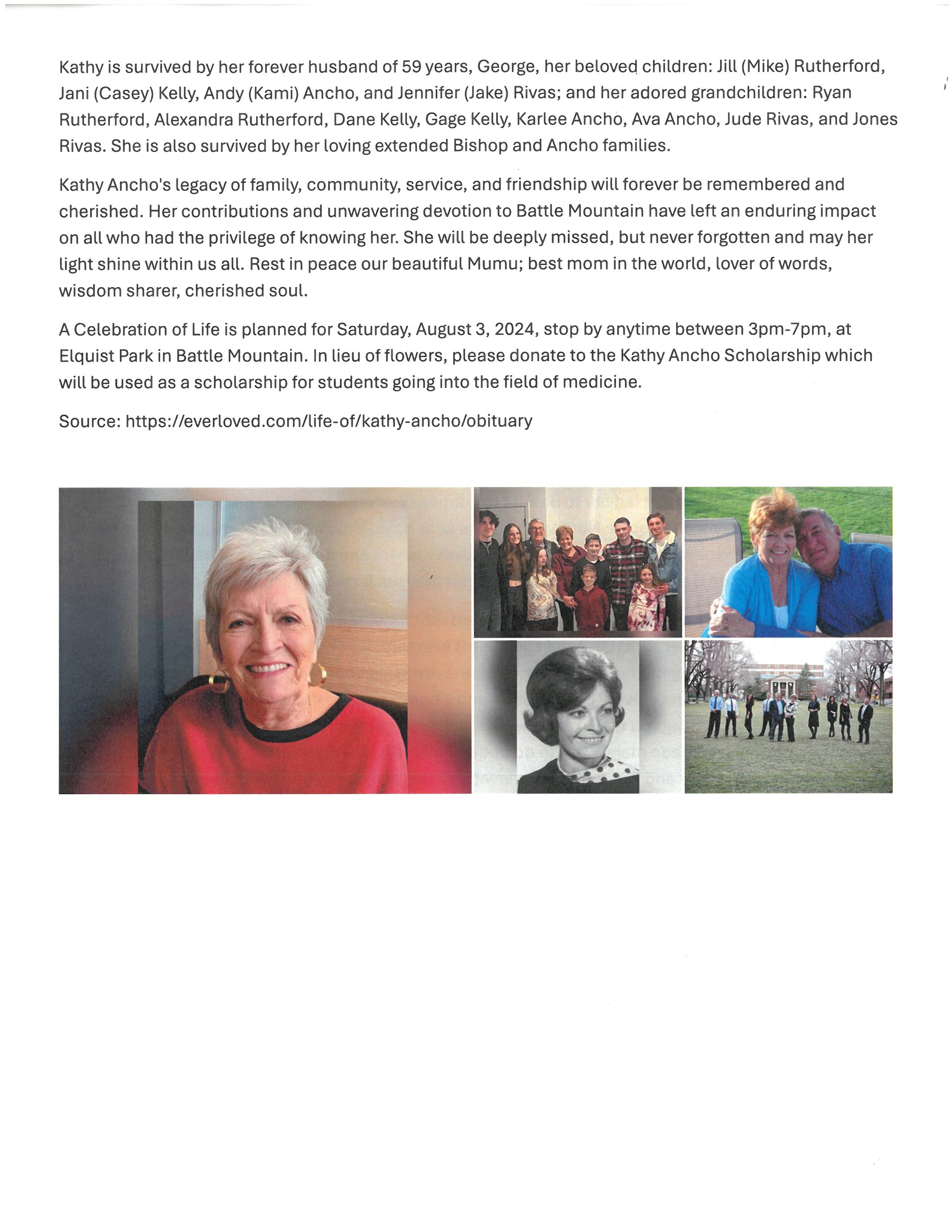 Katheren "Kathy" Lee (Bishop) Ancho - The Basque Museum & Cultural ...